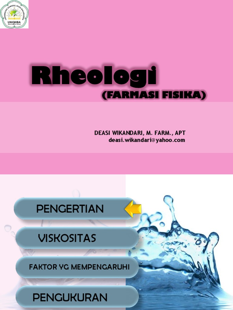 Rheologi 1 | PDF