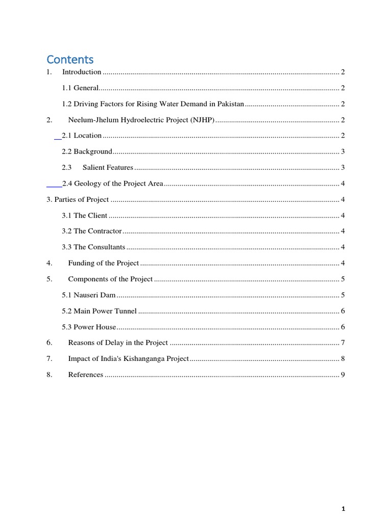 NJHP Case Study | PDF | Hydroelectricity | Electric Power