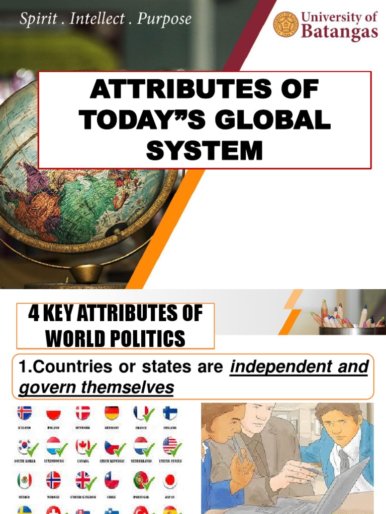 Key Attributes of Today's Global System | PDF | Nation State | Nation