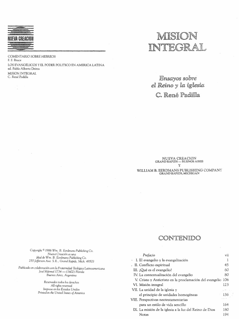 Mision Integral PDF | PDF | Jesús | Cristo (título)