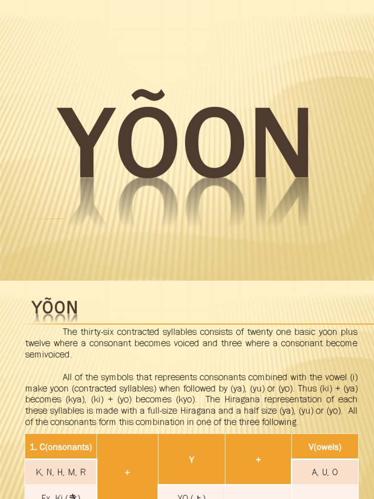 Yoon Katakana | PDF