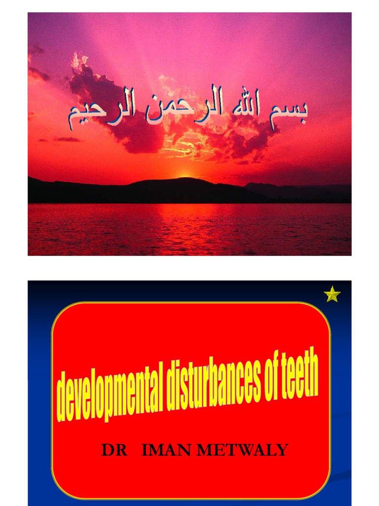 Developmental Tooth Disorders | PDF | Human Tooth | Tooth Enamel