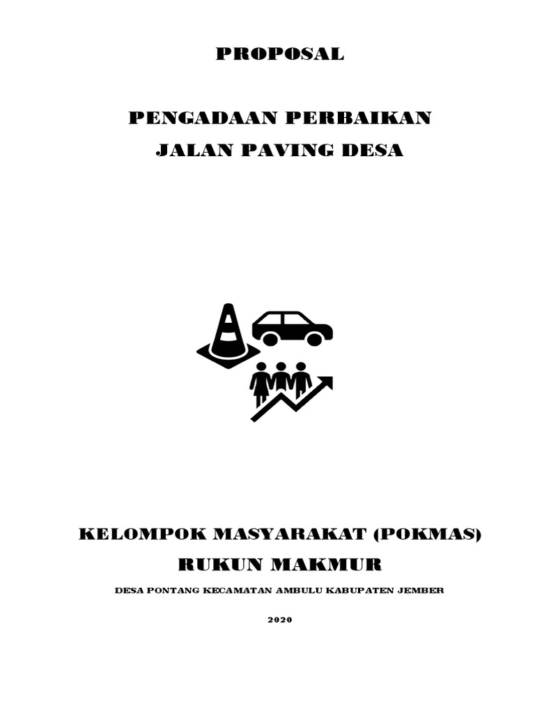 Proposal Jalan Paving | PDF
