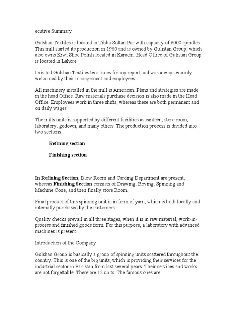 Gulshan Textile | Inventory | Cotton