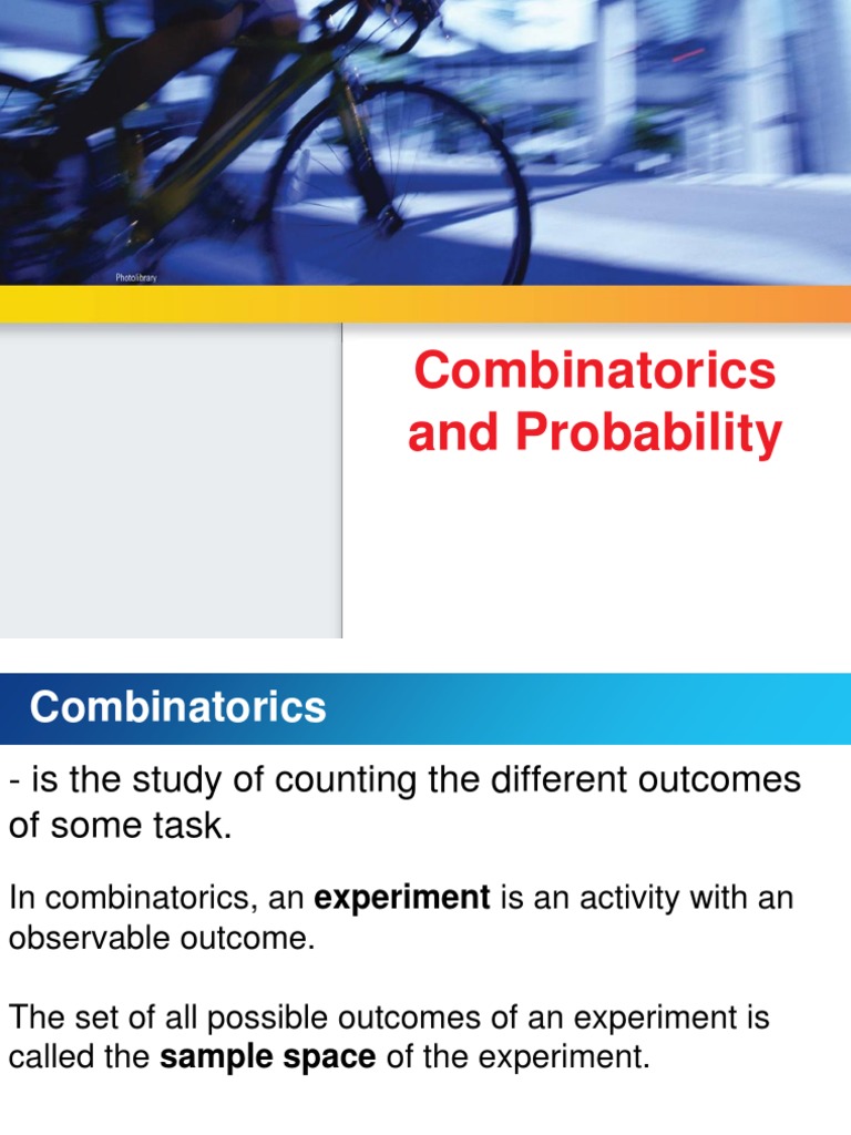 Combinatorics and Probability | PDF | Scientific Method | Probability