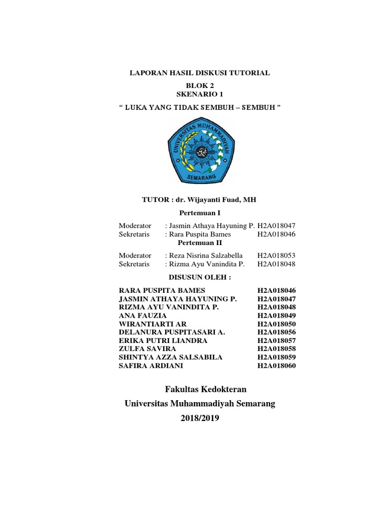 Tutorial Blok 2 Skenario 1 | PDF | Kesehatan Holistik