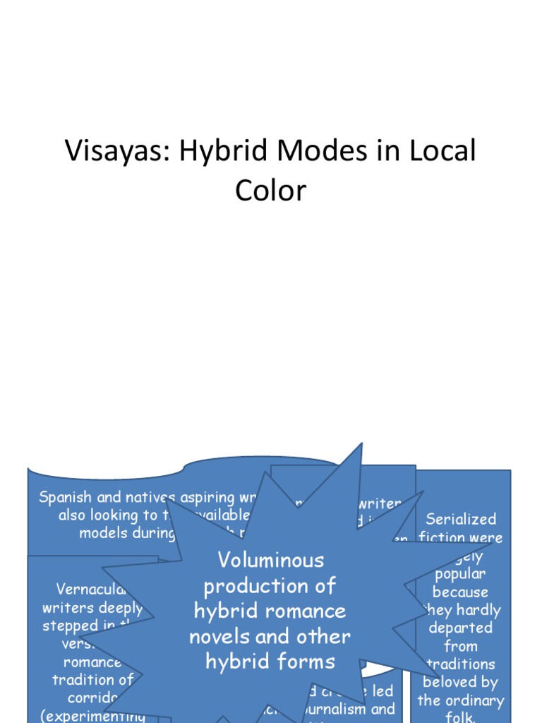 Visayas: Hybrid Modes in Local Color | PDF | Novels | Romanticism