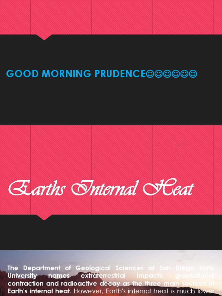 Earths Internal Heat | PDF | Radioactive Decay | Convection