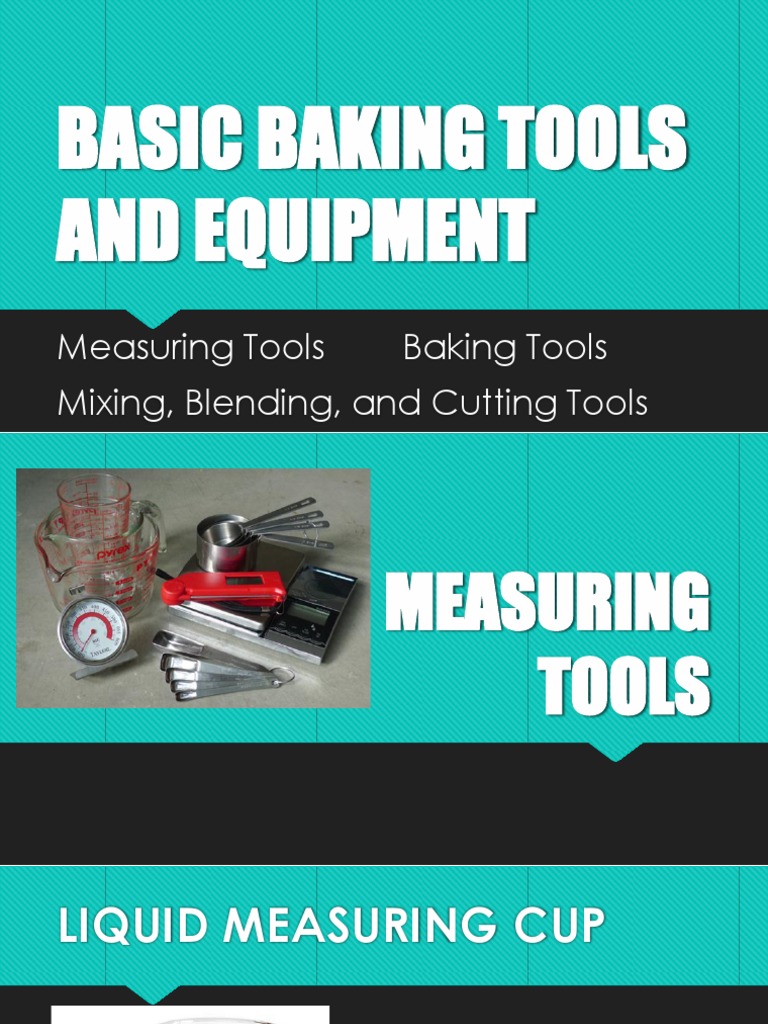Essential Baking Tools and Equipment | PDF | Baking | Cakes