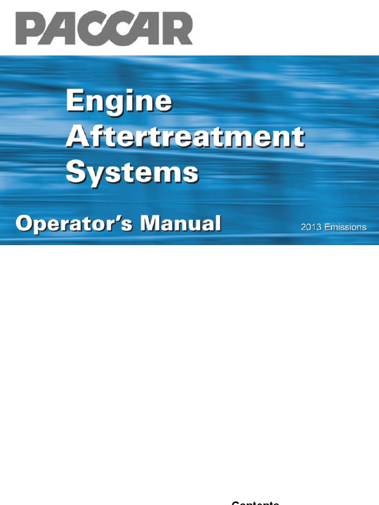 Model 220 Engine Aftertreatment Systems 2013 PDF | PDF | Internal ...