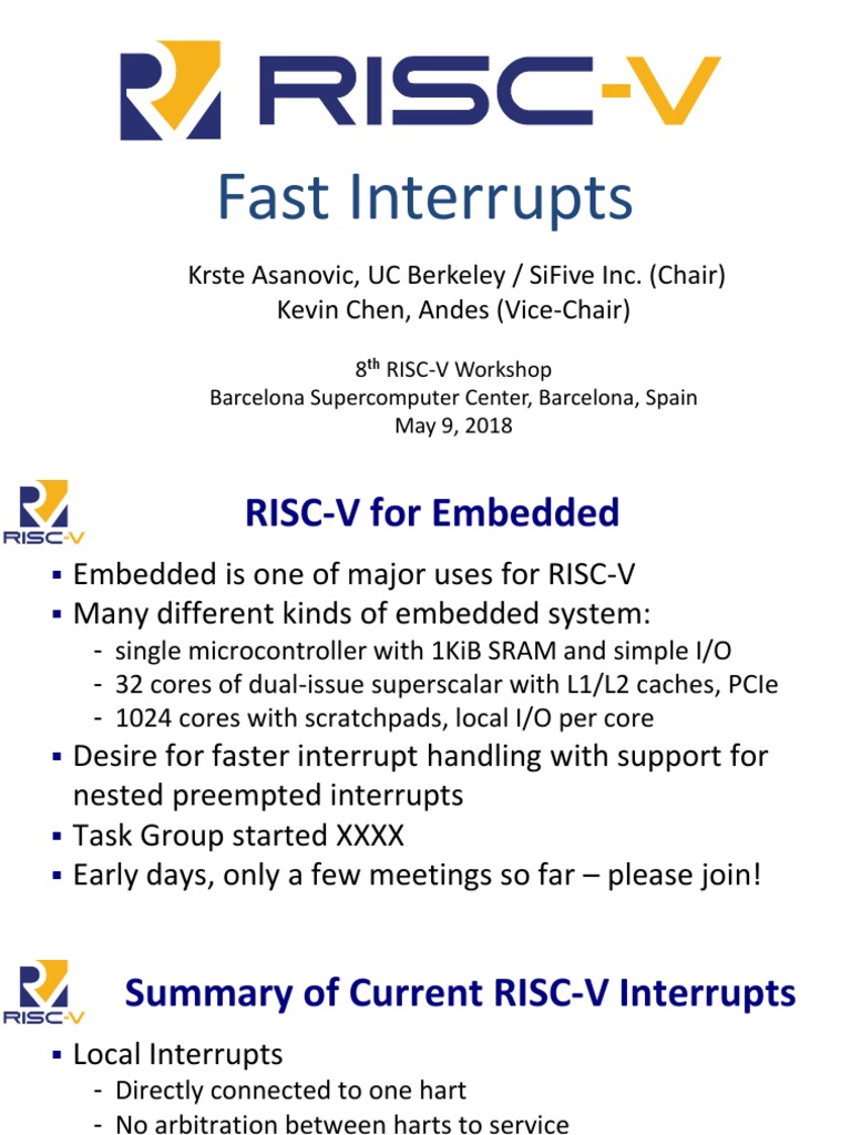Riscv Interrupts Handling 2018 | PDF | Computer Programming | Central ...