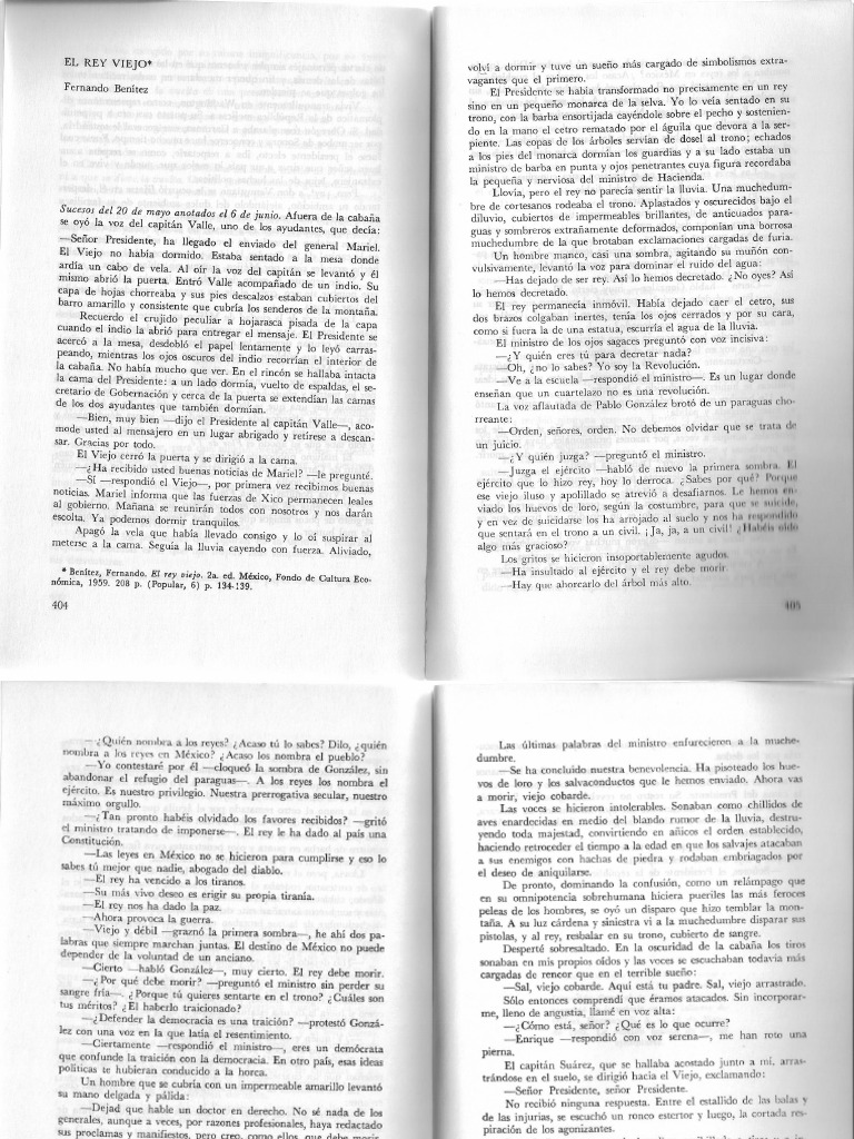 Benitez El Rey Viejo PDF | PDF