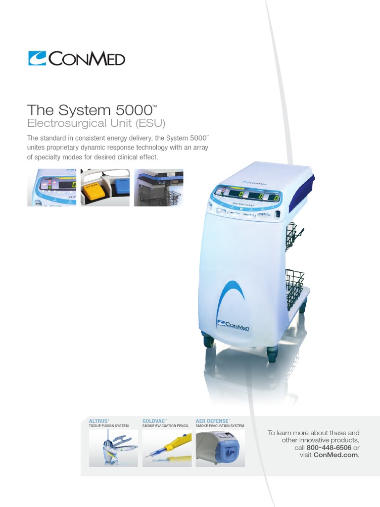 Conmed System 5000 Brochure FINAL PDF | PDF | Surgery | Medicine