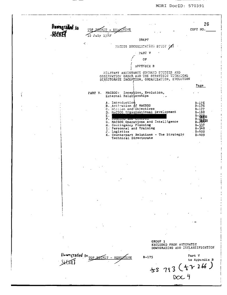 PArt V of APPENDIX B - MACSOG Inception, Organization, and Evolition ...
