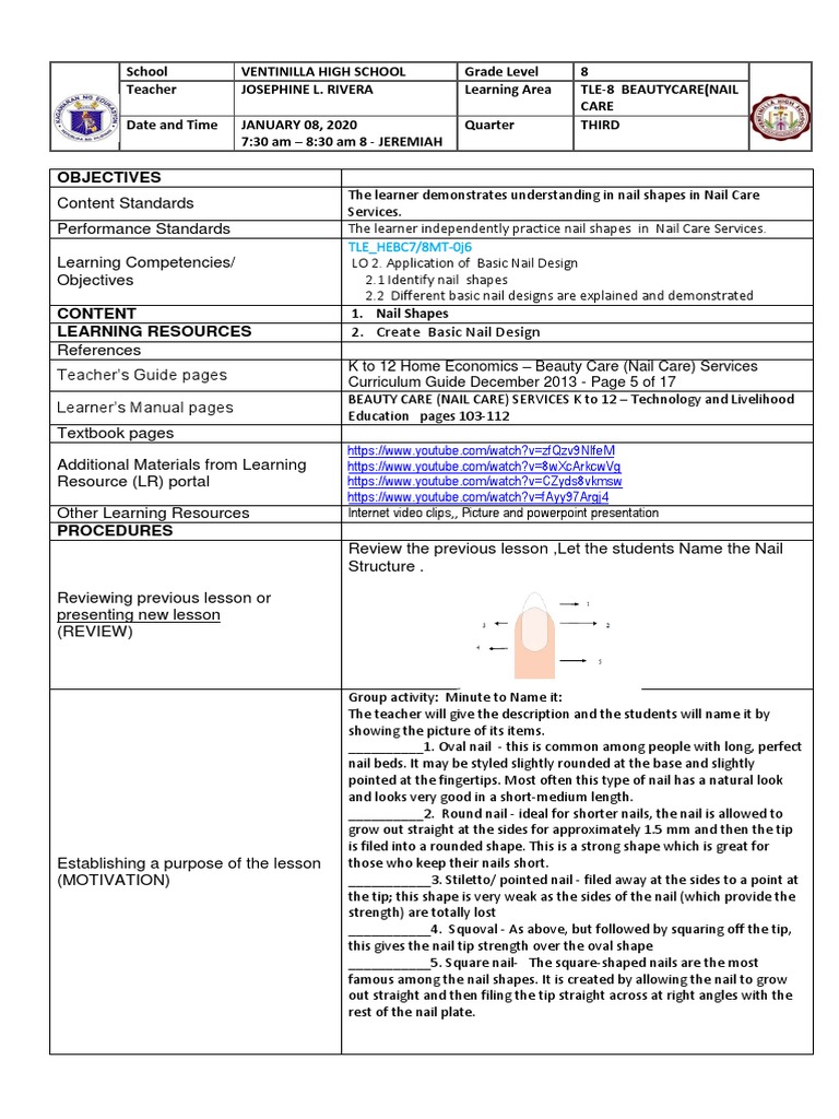 3rd Quarter COT - Observation January 15,2020 | PDF | Teachers ...