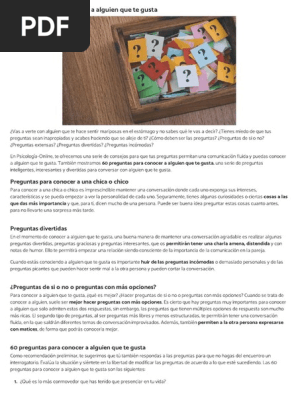 20 Preguntas Para Hacerle A Un Chico