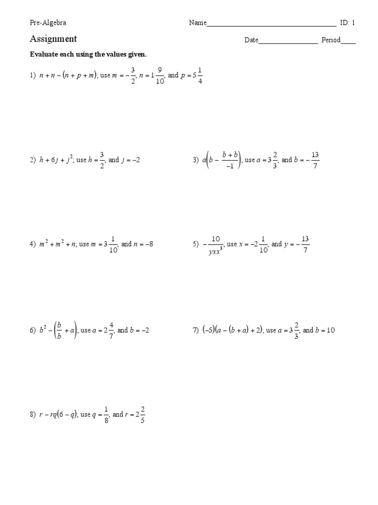 Advanced BEDMAS Fractions Answers | PDF