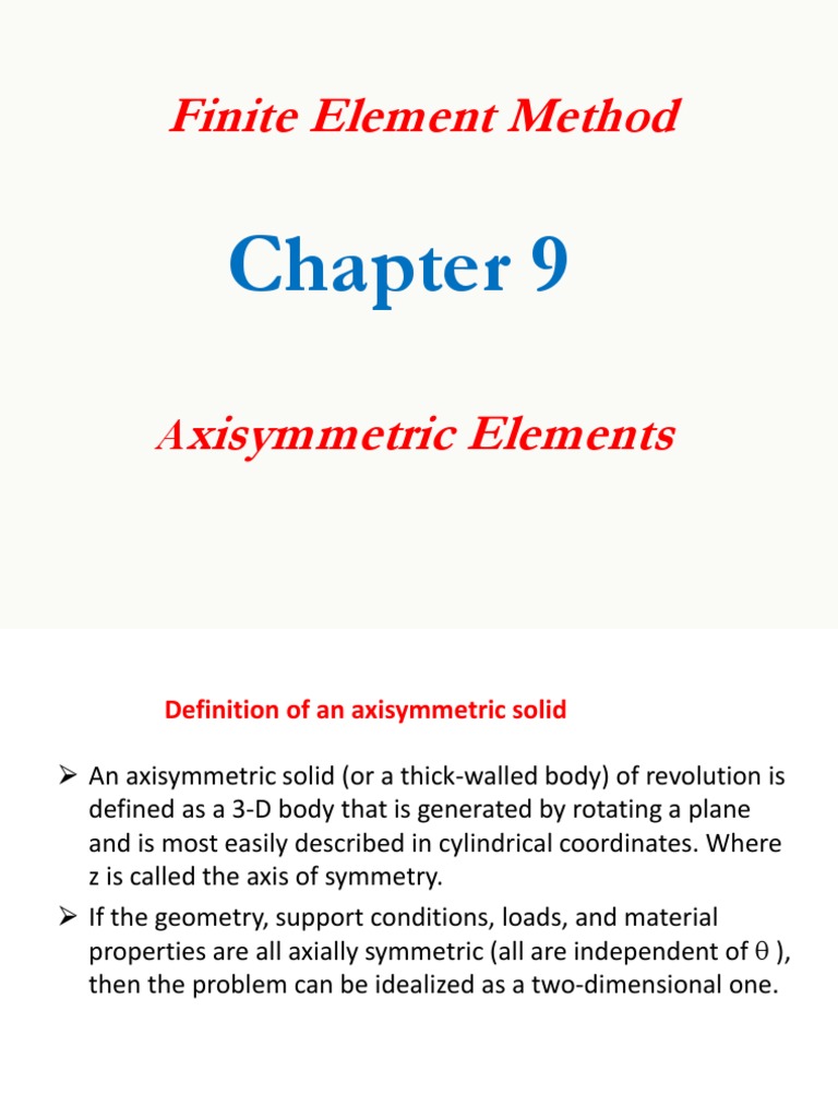 FEM Chapter 9 2017 18 PDF | PDF | Mechanical Engineering | Mechanics