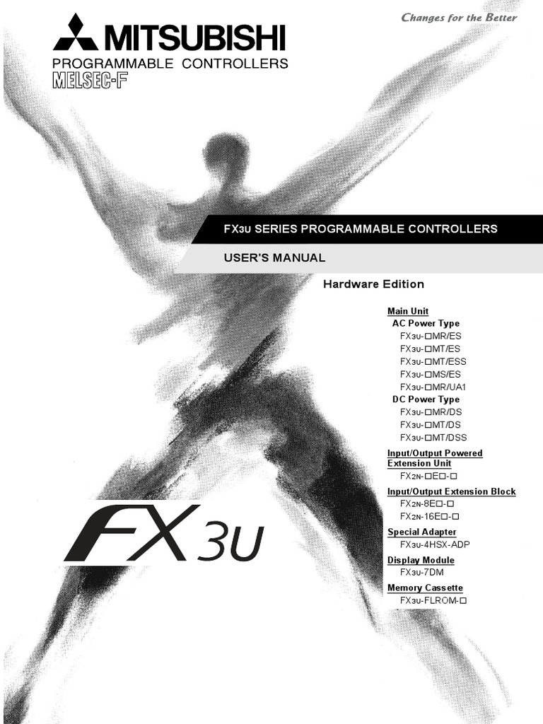 MITSUBISHI - FX3U Users Manual - Hardware Edition PDF | PDF | Power ...