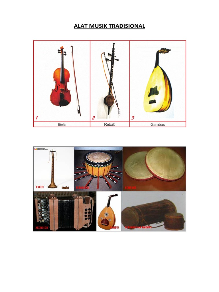 Alat Musik Tradisional-Modern | PDF