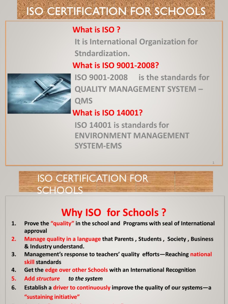 Iso Certification For Schools | PDF | Quality Management System | Iso 9000