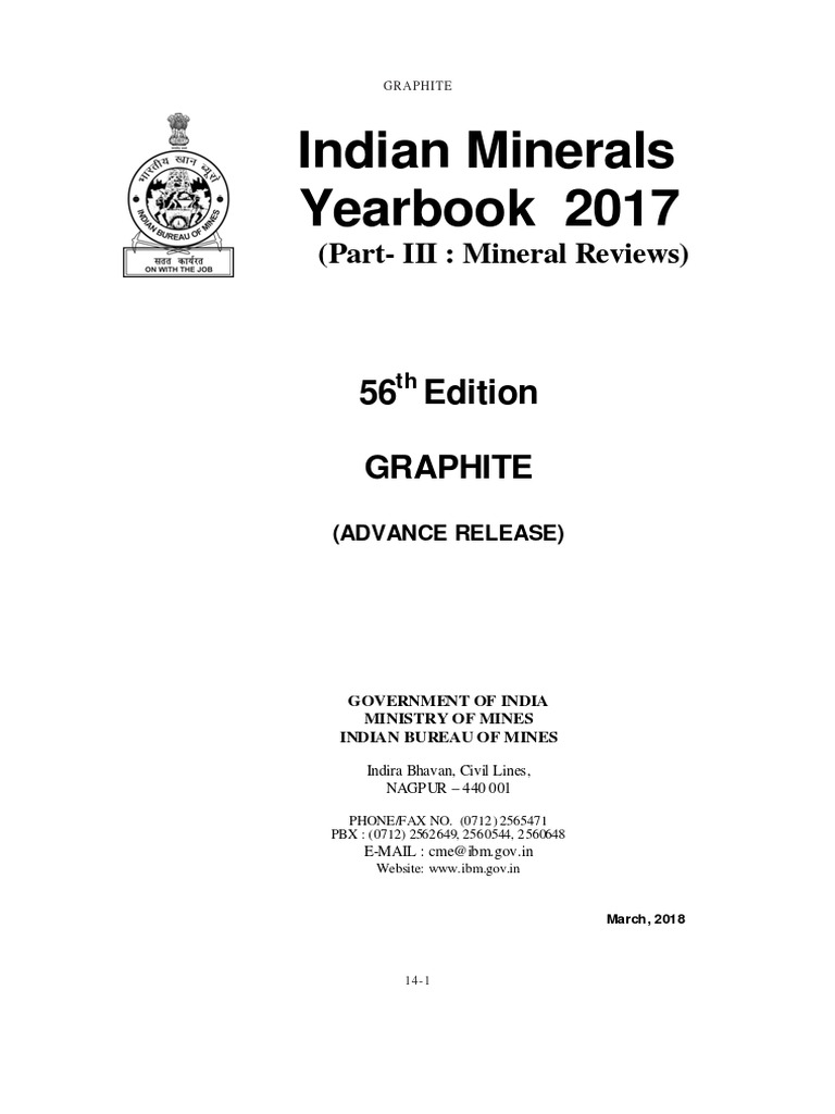 03132018114931graphite AR 2017 | PDF | Graphite | Refractory