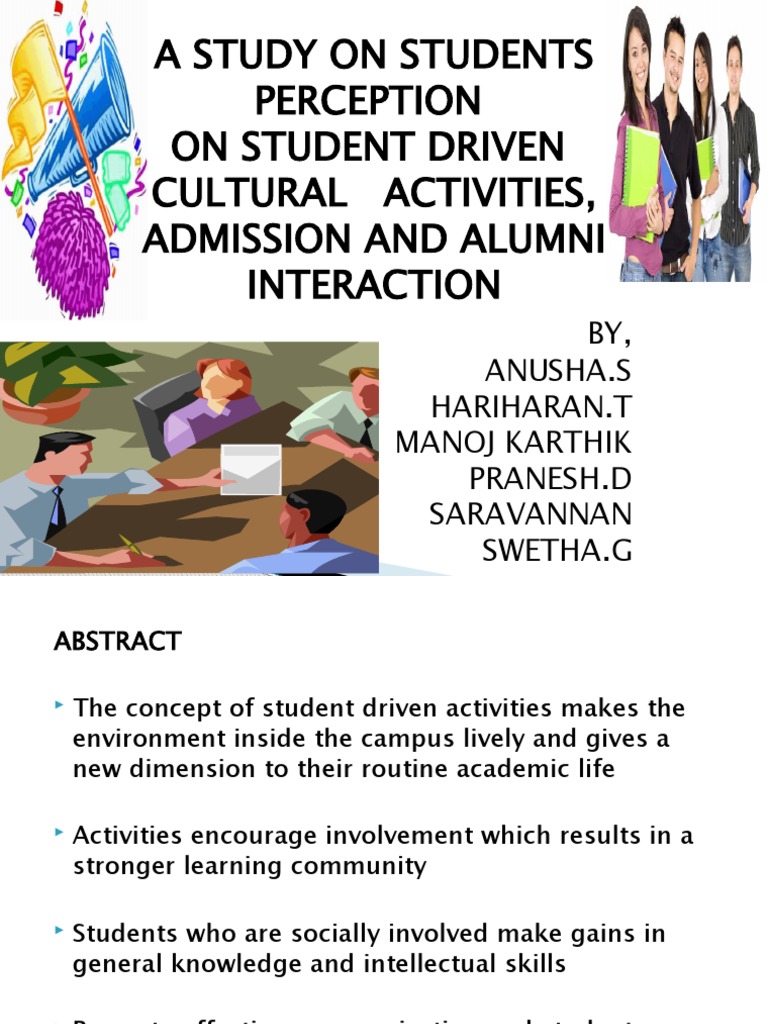 Student Perception of Cultural Activities | PDF | Survey Methodology | Data