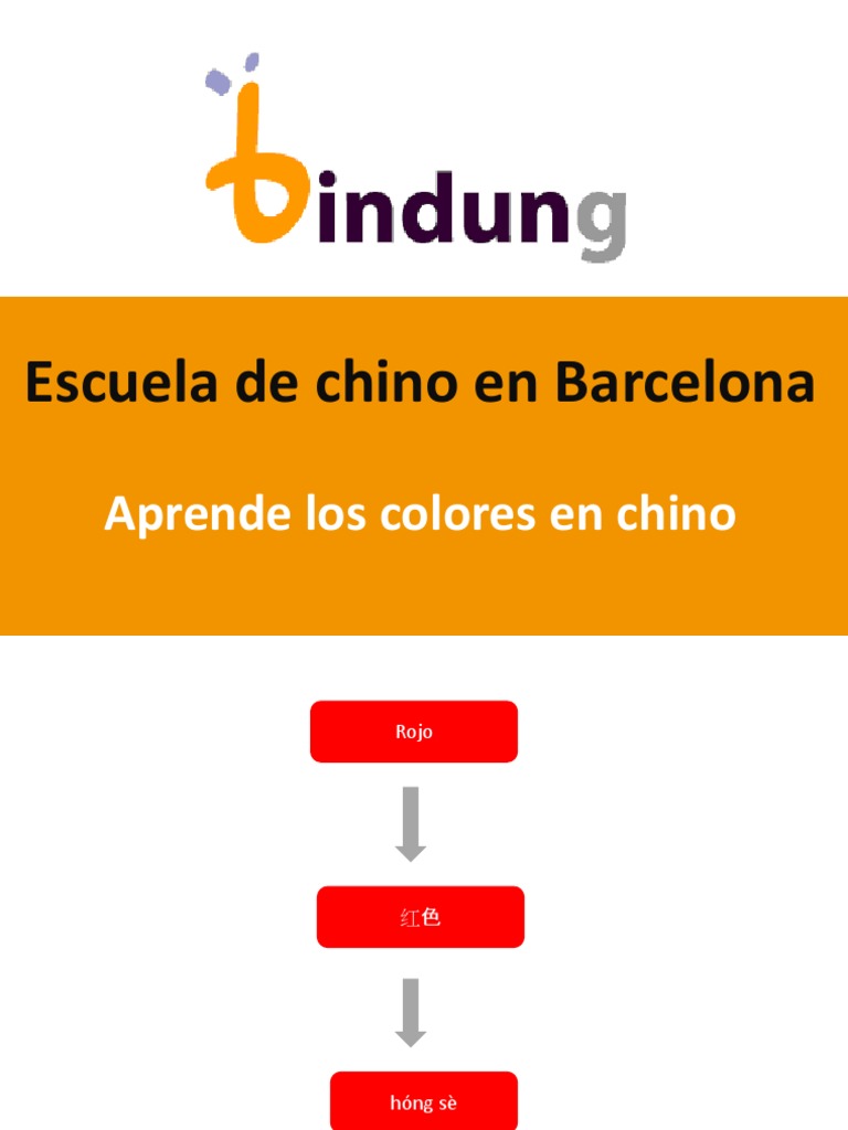 Los Colores en Chino PDF | PDF