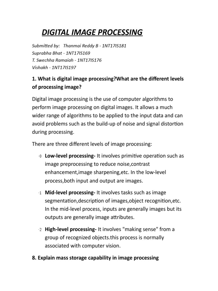 Dip Case Study | PDF | Digital Image | Medical Imaging