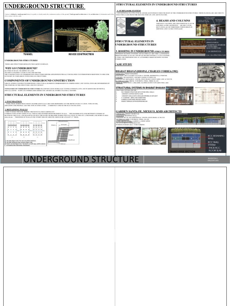 MMBC Underground Structure | PDF | Wall | Deep Foundation