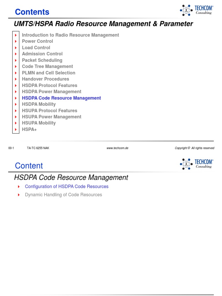 10 - 6255 - NAK - HSDPA Code Management | Download Free PDF | High Speed Packet Access | Mobile ...