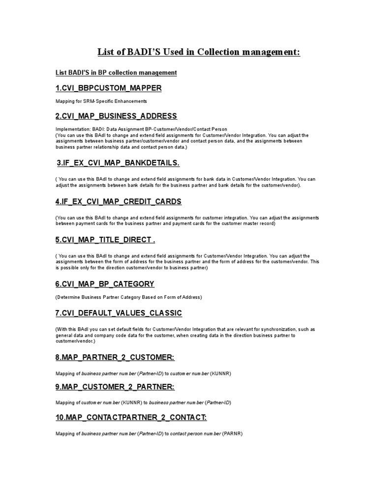 Badi in Collection Management | PDF | Banks | Computing