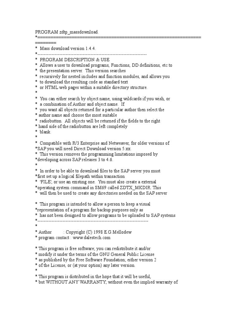 Zdownload Abap-Ecc3 | PDF | Data Type | Subroutine