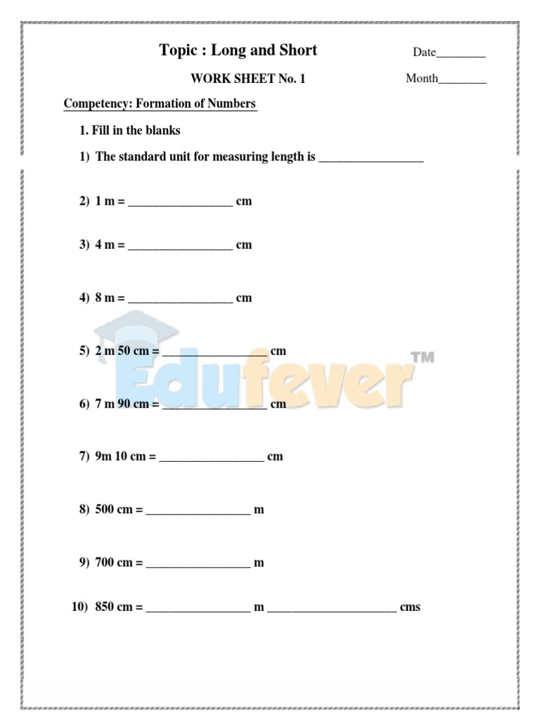 Maths Worksheets Set 10 | PDF