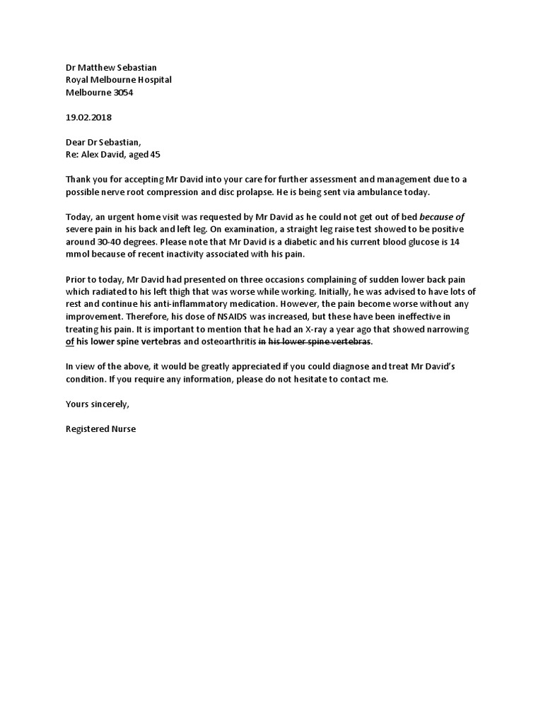 Alex David Rewriting Letter Oana Corrected | PDF