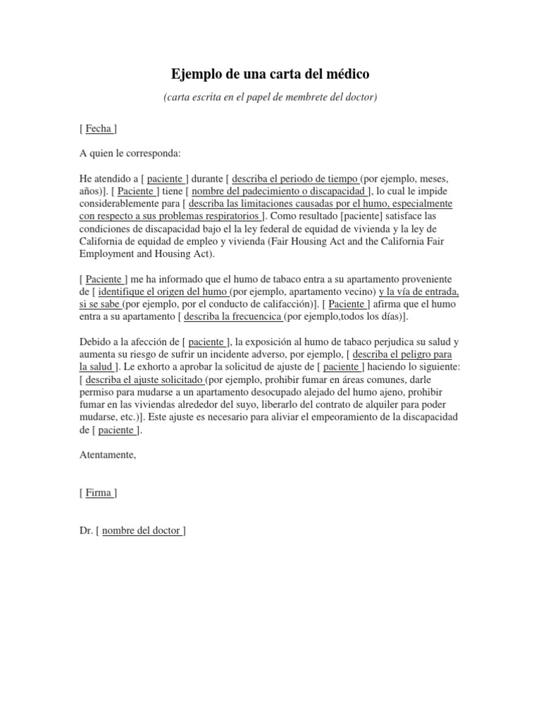 Carta Medica | PDF