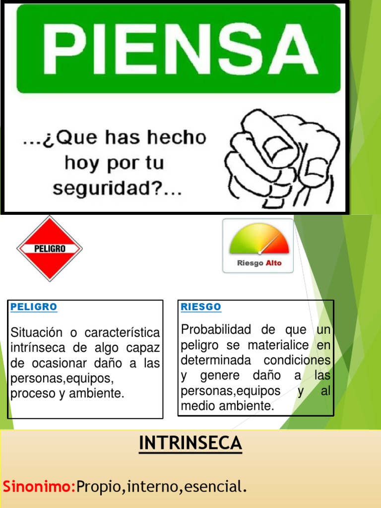 Definición de Riesgo y Peligro | PDF