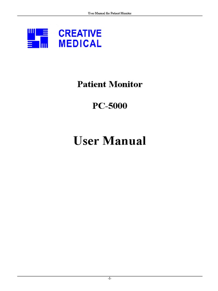 Patient Monitor PC-5000 User Manual PDF | PDF | Artificial Cardiac ...