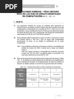 Norma Inv E-142-13 (Ensayo Modificado de Compactación) | PDF | Densidad | Suelo