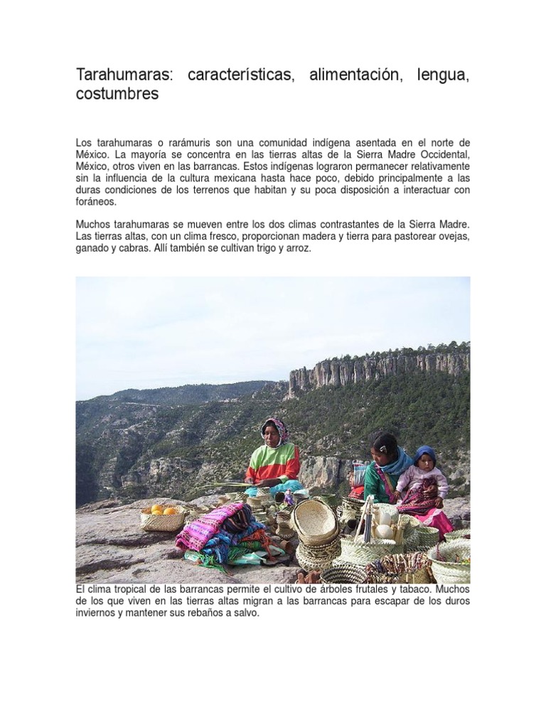 Tarahumaras | PDF | Ropa | Religión y creencia