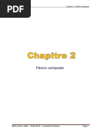Chapitre 4 Flexion Composé | PDF | Flexion (matériau) | Résistance des ...
