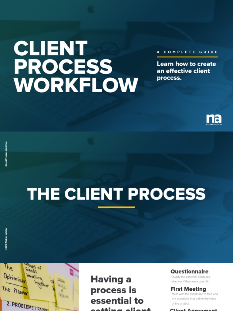 The Client Process Workflow | PDF | Business | Communication