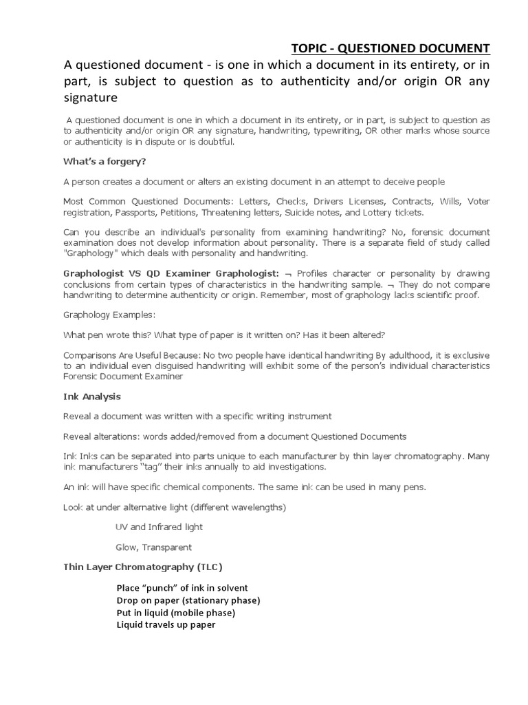 Questioned Documents (2) - 2 | PDF | Typewriter | Photocopier