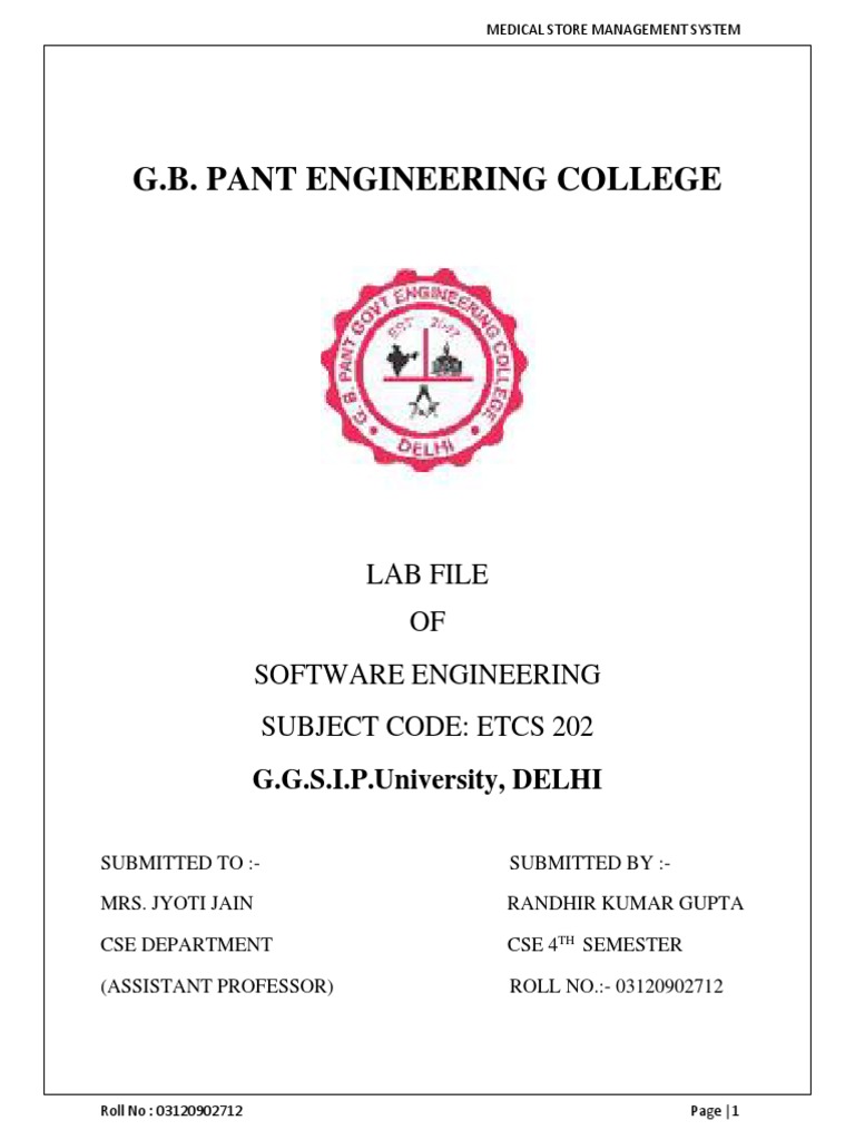 Medical Store Management System | PDF | Software Testing | Unit Testing