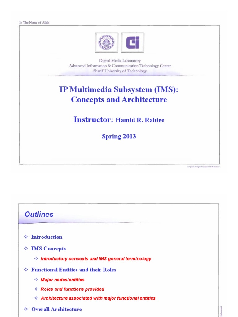 IMS Concepts and Architecture - 2013 | PDF | Ip Multimedia Subsystem ...