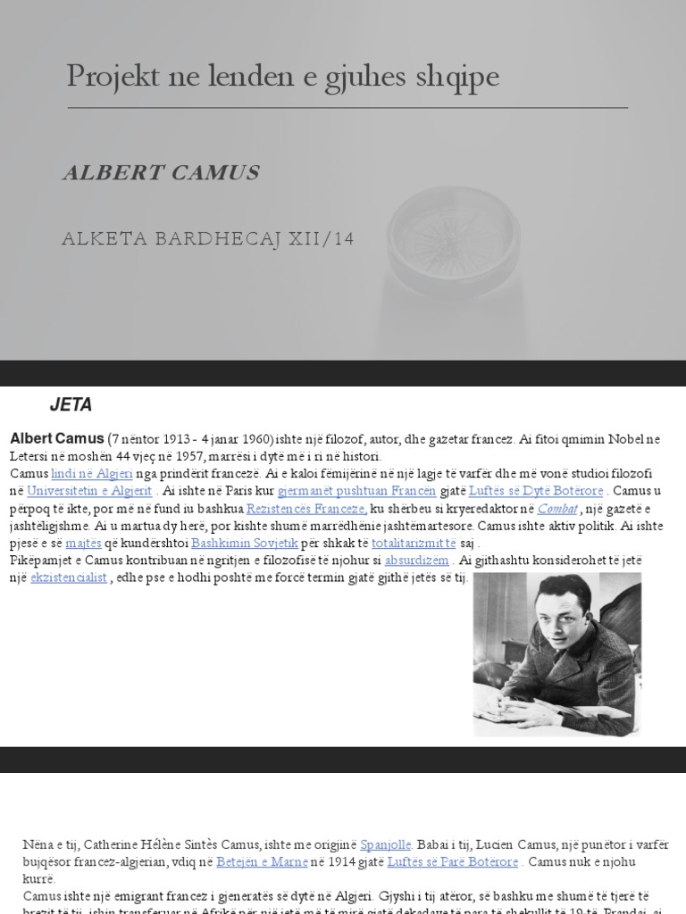 Albert Camus PDF | PDF