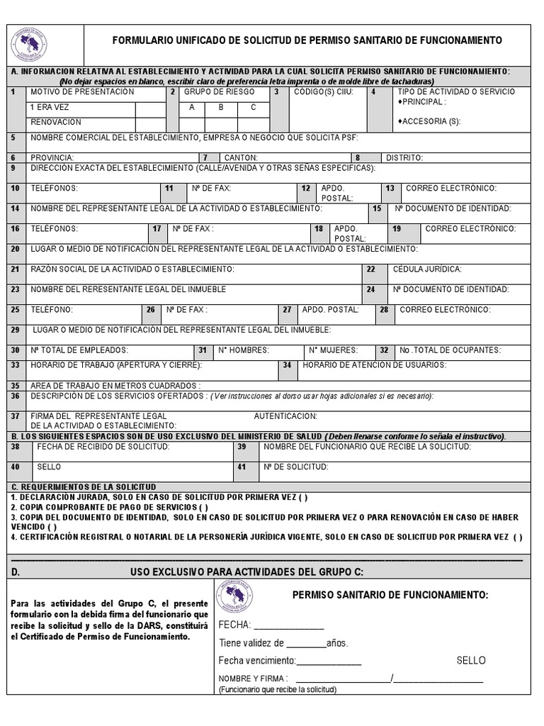 DAC Formulario Unificado Instructivo 2016 | PDF | Correo | Fax