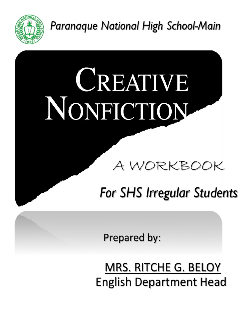 Creative Nonfiction Workbook for SHS | PDF | Semiotics | Writing