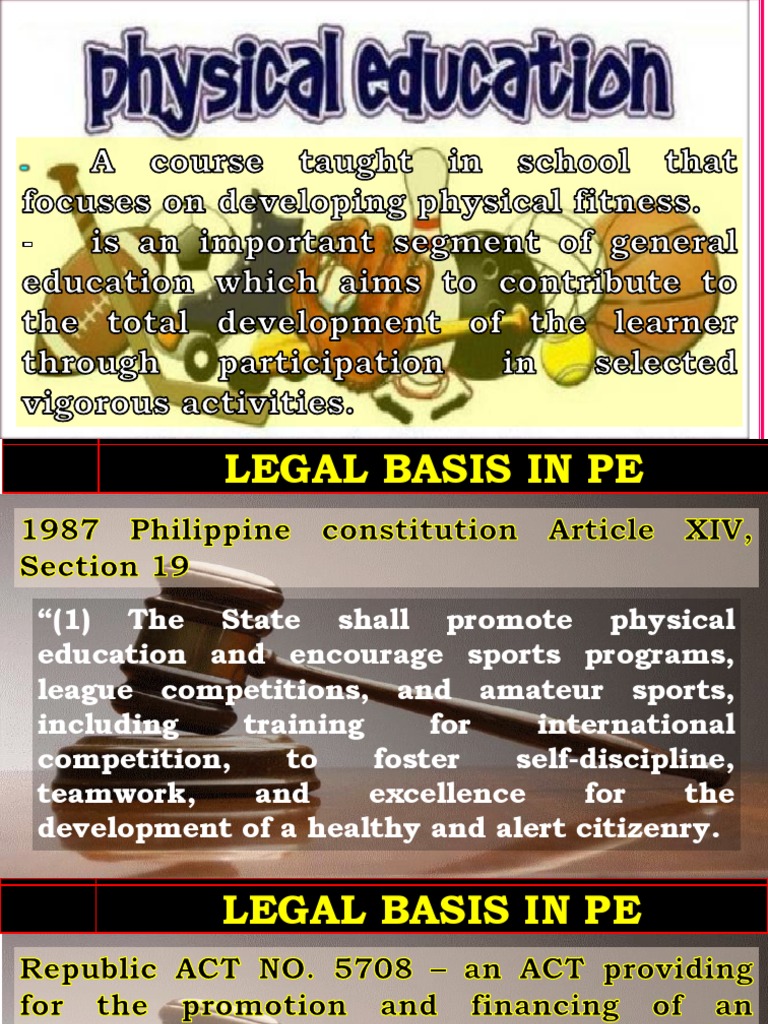 Definition of PE | PDF | Muscle | Physical Education