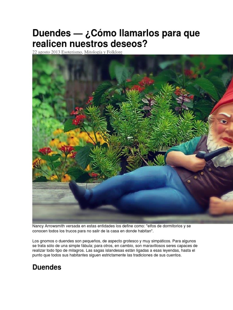 Duendes | PDF | Color | Amor